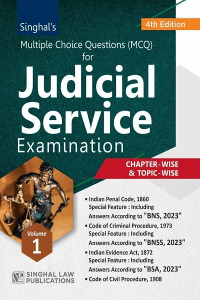Multiple Choice Questions for Judicial Service Examination (In 4 Volumes)